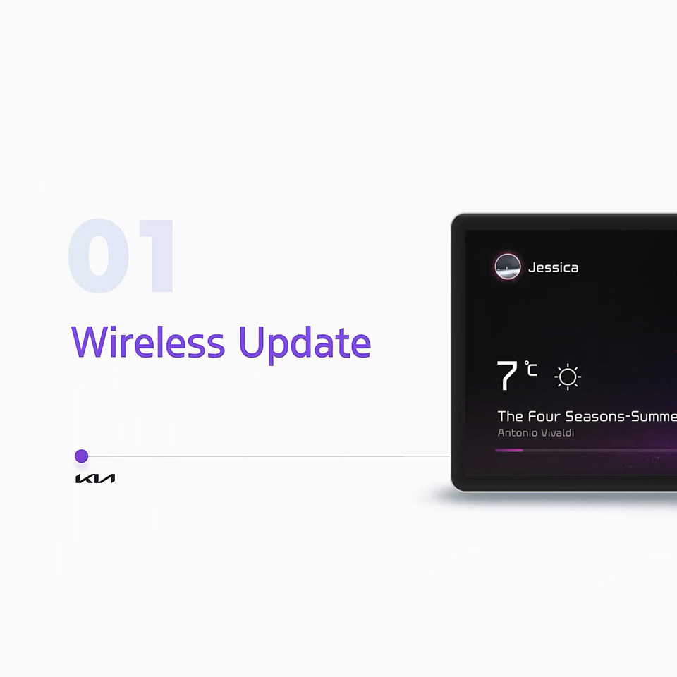 KIA Gen5W Standard Navigation Infotainment How To 01. Wireless Update