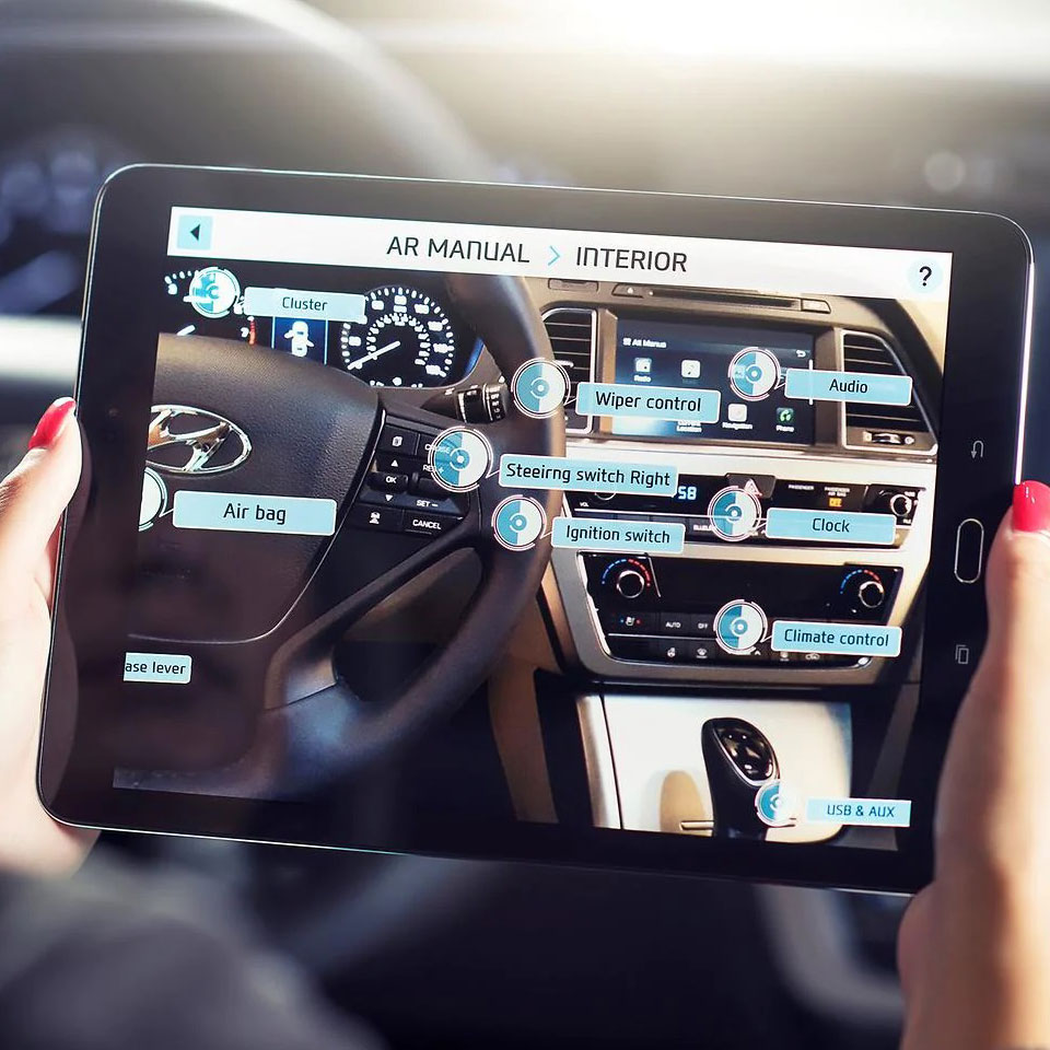 Hyundai Virtual Guide Introduces Augmented Reality to the Owner's Manual