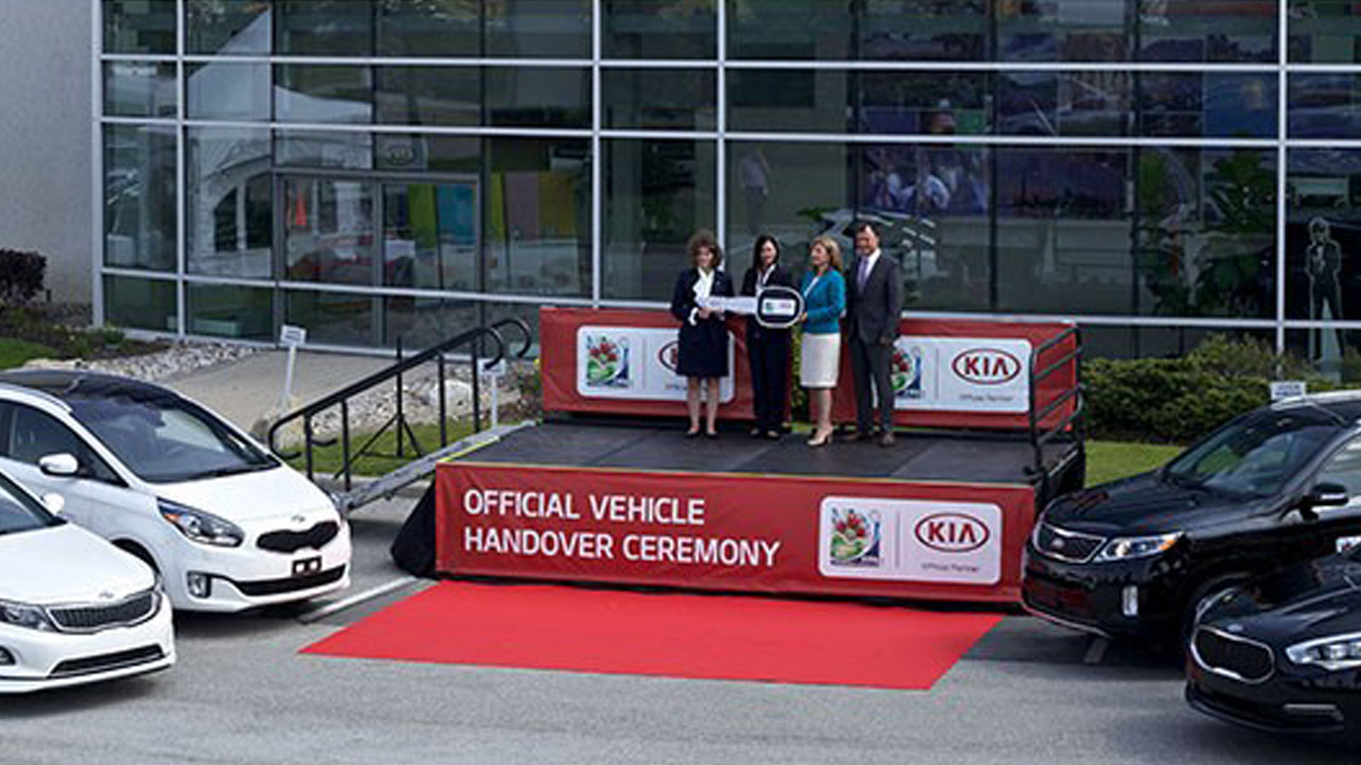 Kia Motors kicks off FIFA U-20 Women's World Cup Canada 2014 with national vehicle handover ceremony