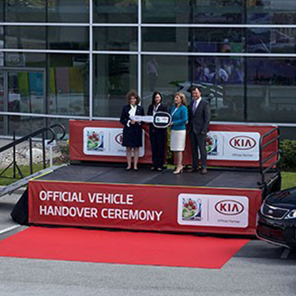 Kia Motors kicks off FIFA U-20 Women's World Cup Canada 2014 with national vehicle handover ceremony
