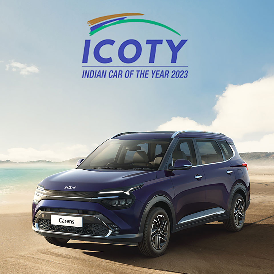 Kia Carens wins Indian Car of the Year 2023 and EV6 takes Green Car Award