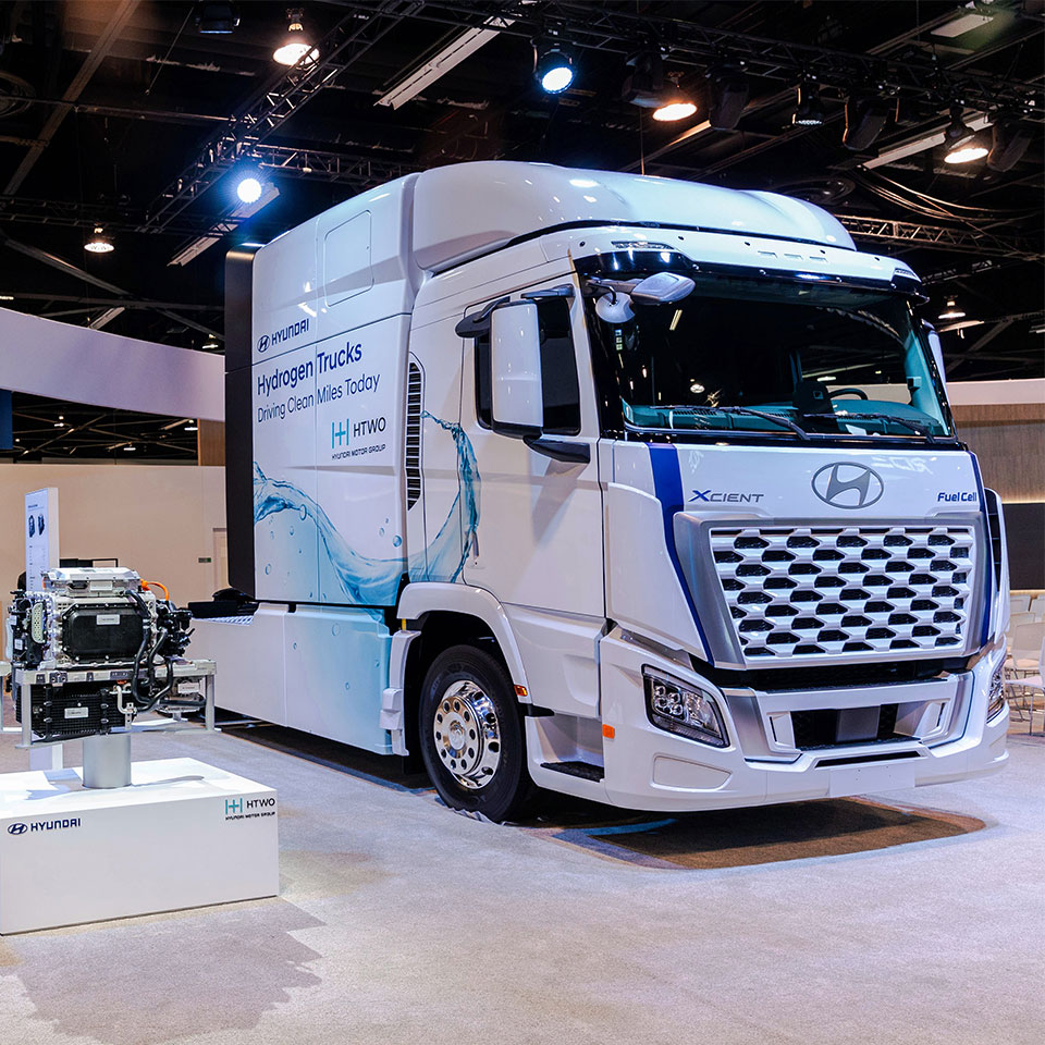 Hyundai Motor Unveils the New XCIENT Heavy-Duty Fuel Cell Truck at ACT ...