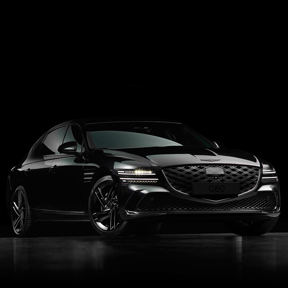 The G80 Black speaks with presence, even in stillness