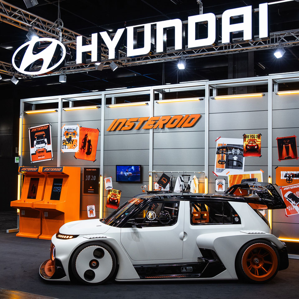 Hyundai Motor Brings Retro Arcade Fun With INSTEROID Concept Car to ...